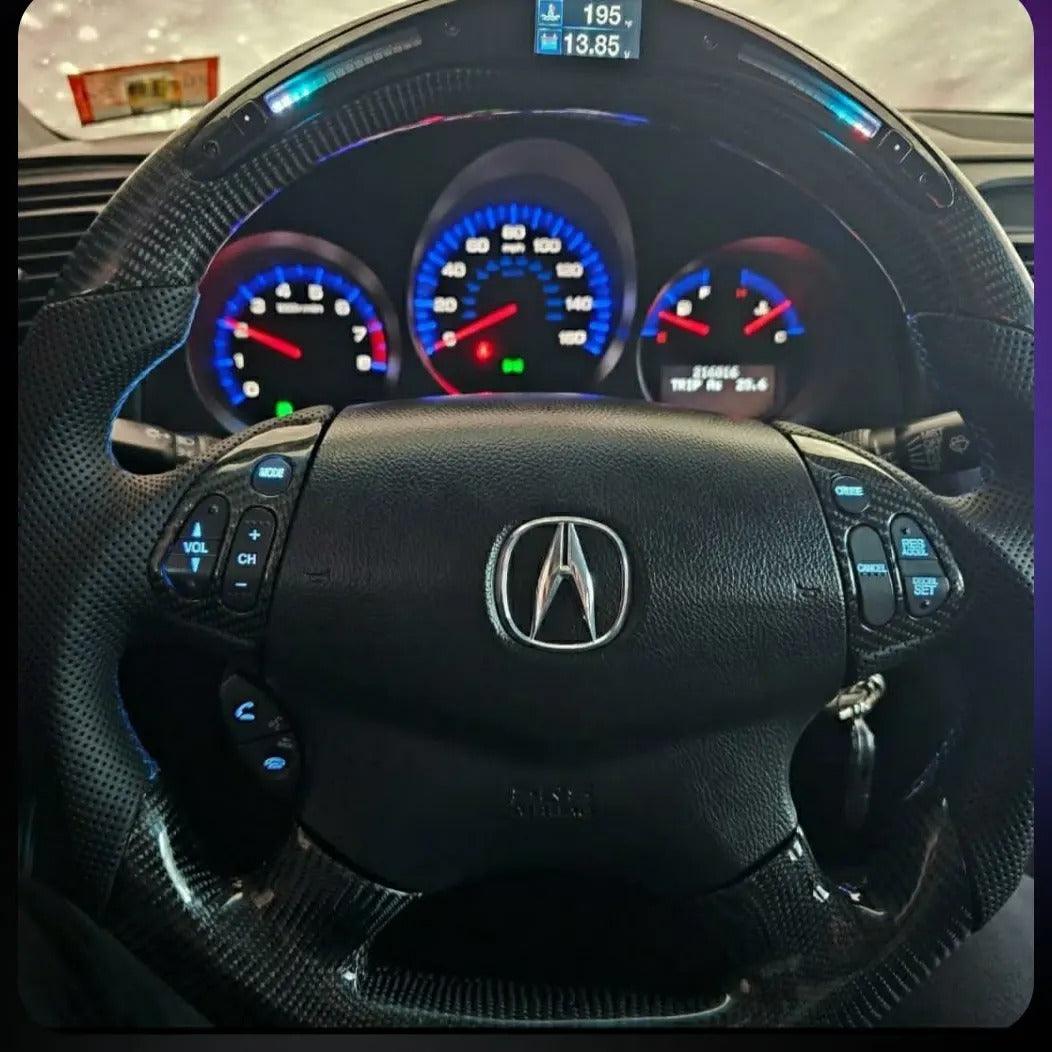 TTD Craft Acura 2004 2006 TL V6 Carbon Fiber Steering wheel