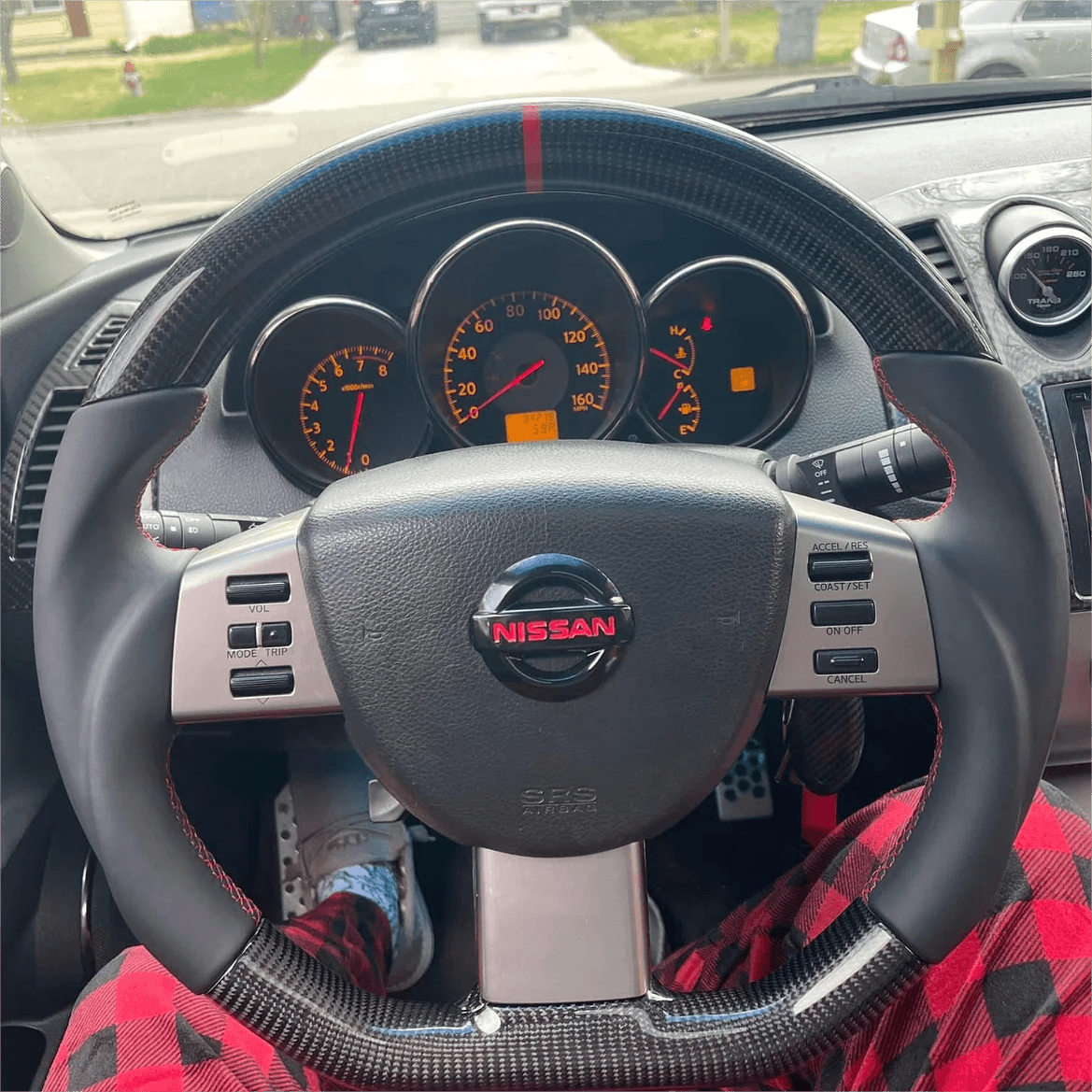 2007 nissan altima steering wheel size store