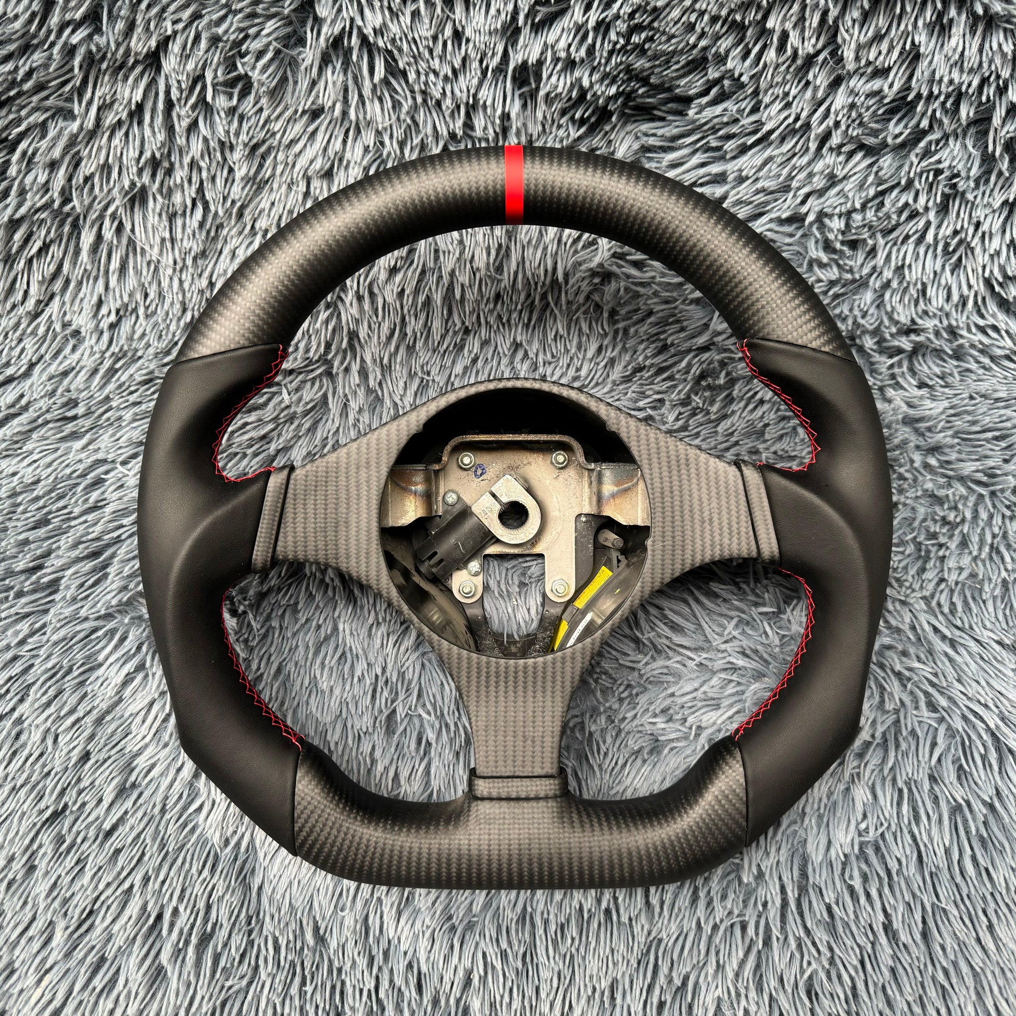 TTD Craft Mitsubishi 2001 2007 Evo 8 9 Matte Carbon Fiber Steering Wheel