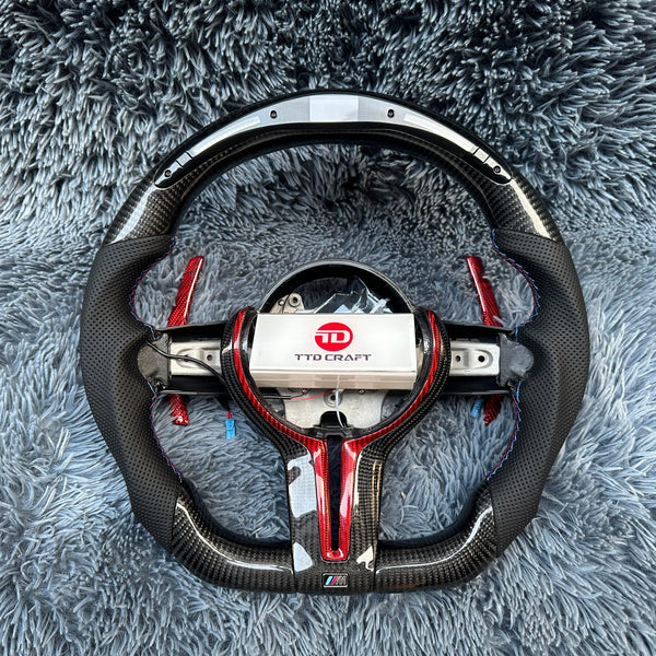TTD Craft BMW M5 M6 F10 F06 F12 F01 F02 F03 F04 Carbon Fiber Steering