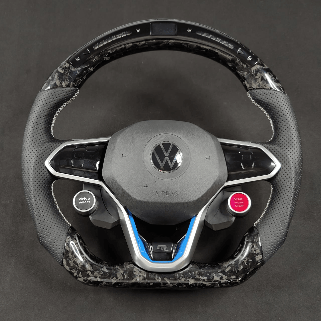 TTD Craft VW Atlas 2020 2025 Cross Sport Carbon Fiber Steering Wheel