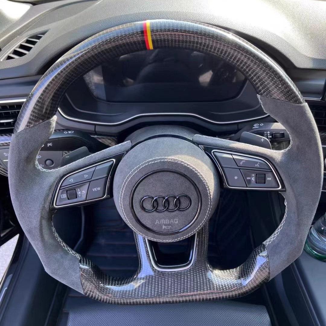 TTD Craft Audi 2017 2020 8V B9 A3 S3 RS3 A4 S4 A5 S5 RS5 Carbon Fiber Steering Wheel