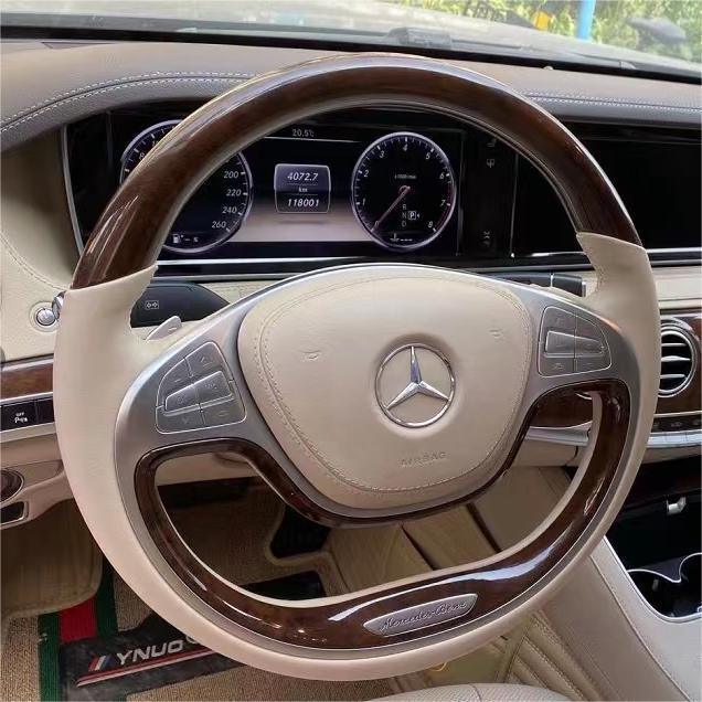 TTD Craft Bnez S class W222 S63AMG Wood Grain Steering Wheel