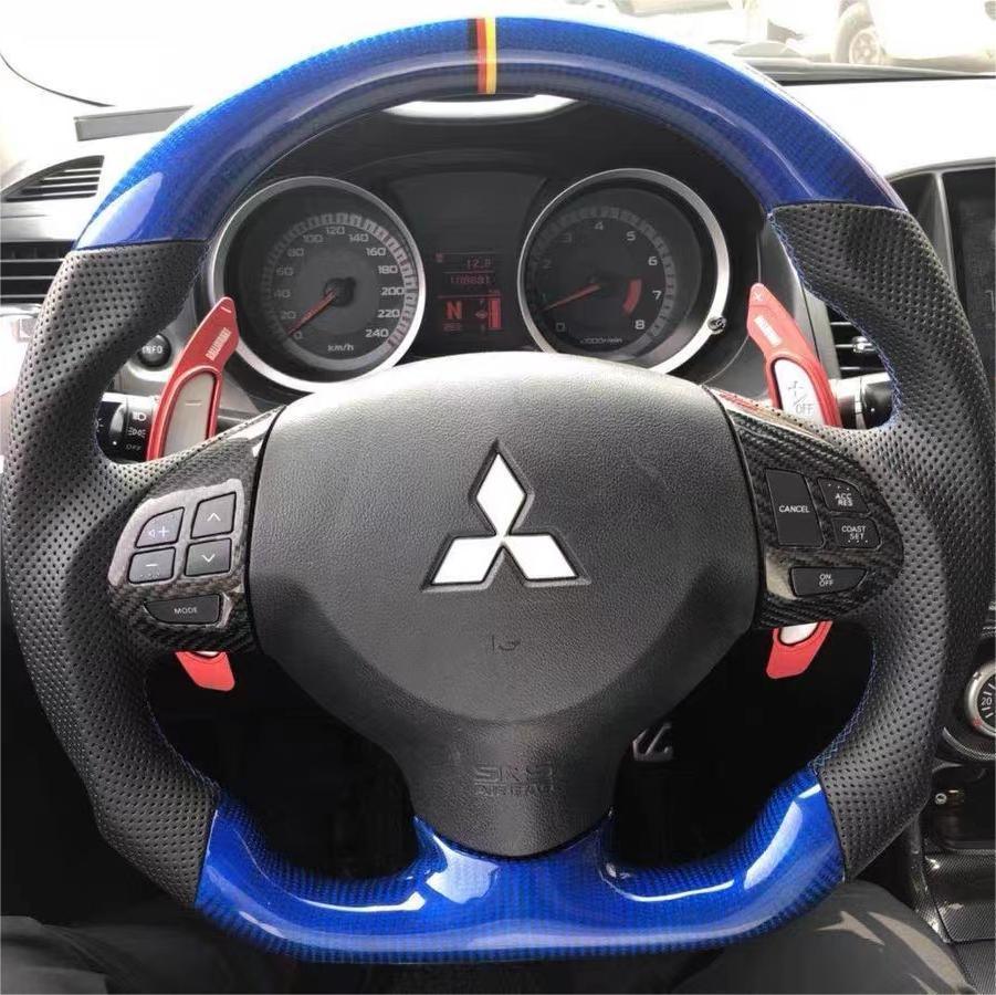 TTD Craft Mitsubishi 2007-2013 Outlander / 2008-2017 Lancer Carbon Fiber Steering Wheel