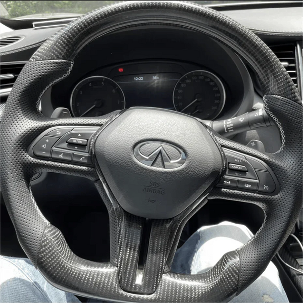 TTD Craft Infiniti 2018-2025 Q50 Carbon Fiber Steering Wheel