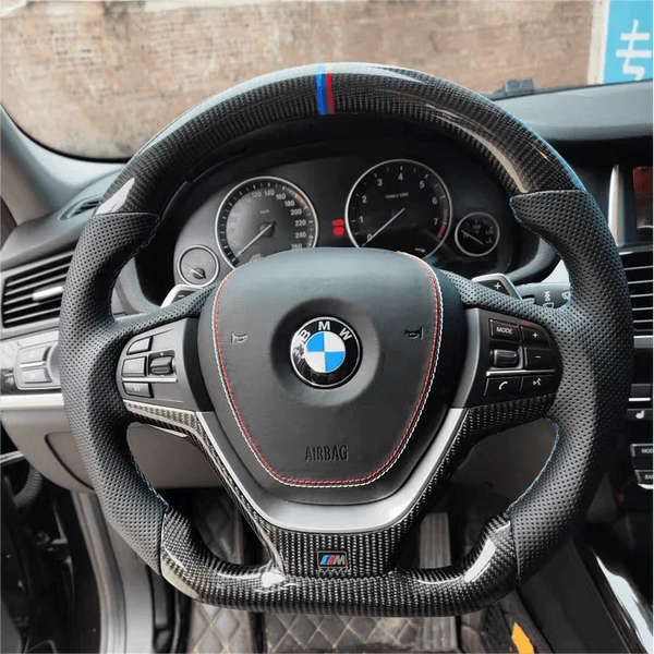 TTD Craft BMW X3 F25/ X4 F26 / X5 F15 / X6 F16 Carbon Fiber Steering w