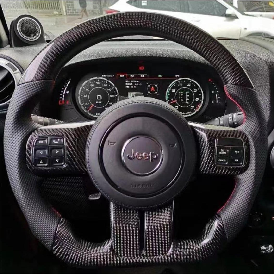 TTD Craft 2011-2018 Wrangler Carbon Fiber Steering Wheel
