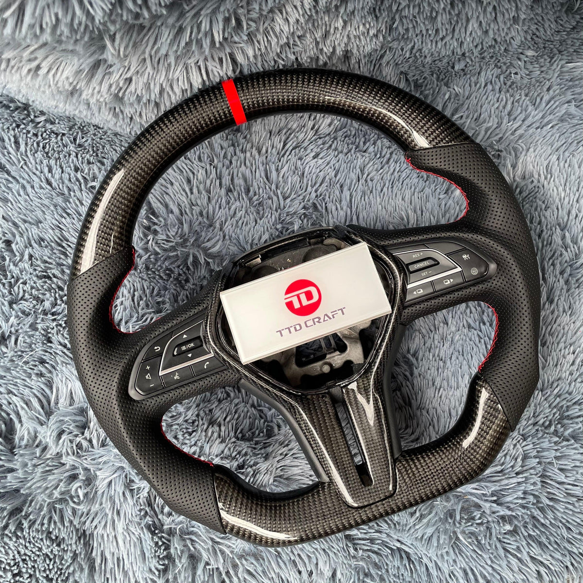TTD Craft For Infiniti 2017-2022 Q60 Carbon Fiber Steering Wheel – TTD ...