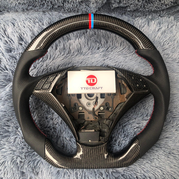TTD Craft BMW 5 SERIES E60 E61 E65 Carbon Fiber Steering Wheel