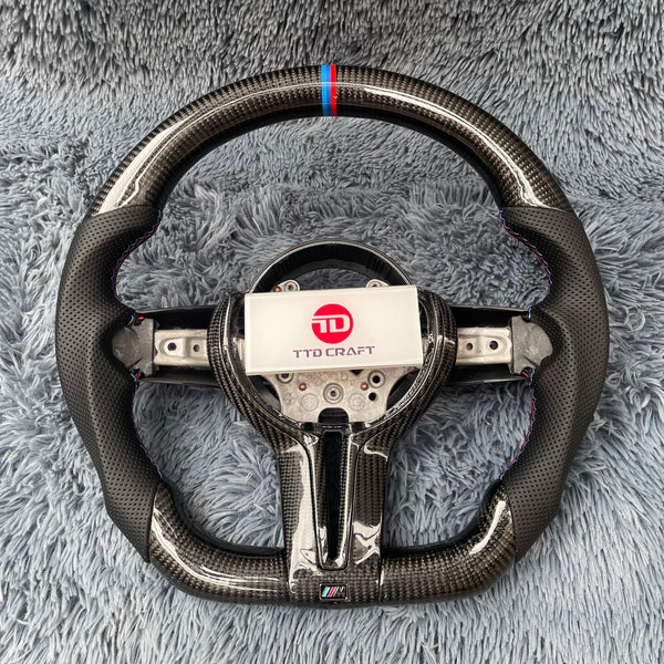TTD Craft BMW M5 M6 F10 F06 F12 F01 F02 F03 F04 Carbon Fiber Steering